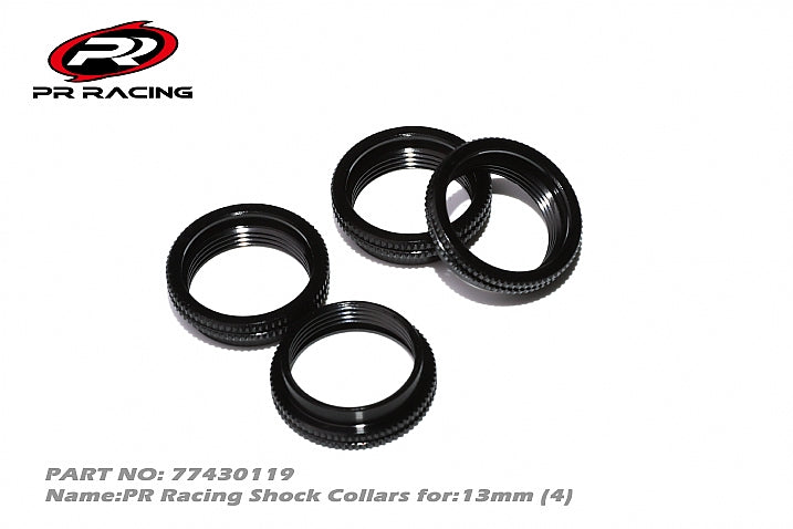 PR Racing Shock Collars for:13mm Shock Body (4) – Ausrab Industries